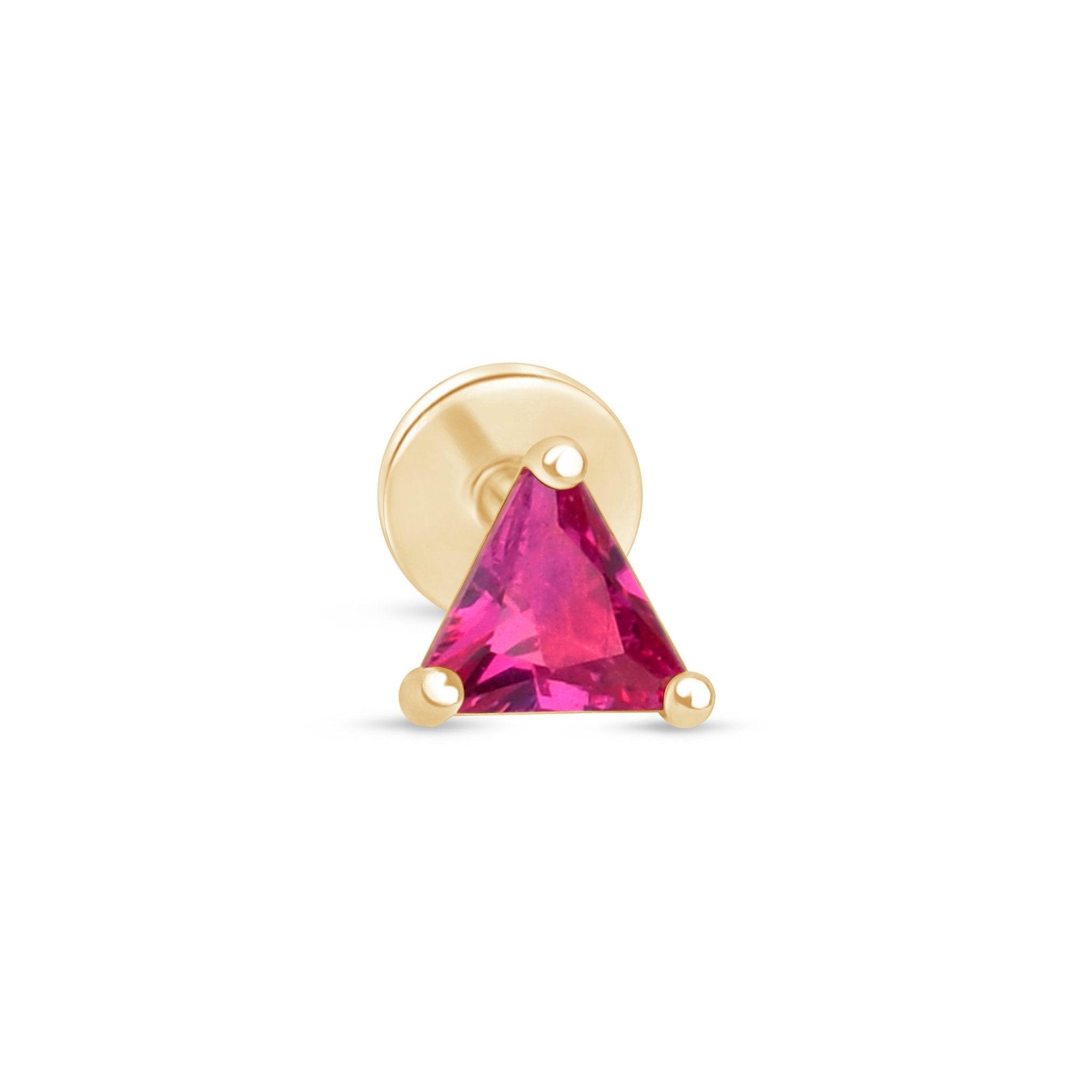 Ruby Gold Stud | Comfortable Fit | Estella Collection