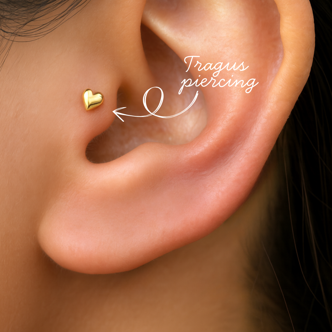 Tragus Piercing: Pain, Healing Time, Benefits & Best Jewelry Picks ...