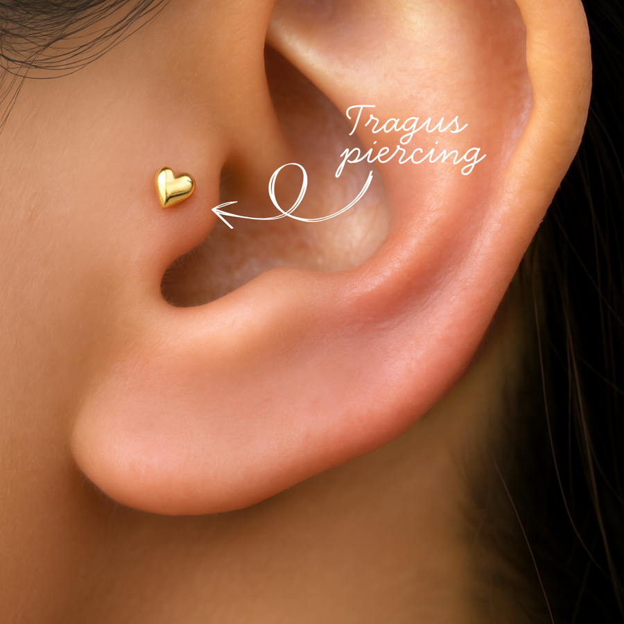 Tragus Piercing: Pain, Healing Time, Benefits & Best Jewelry Picks ...